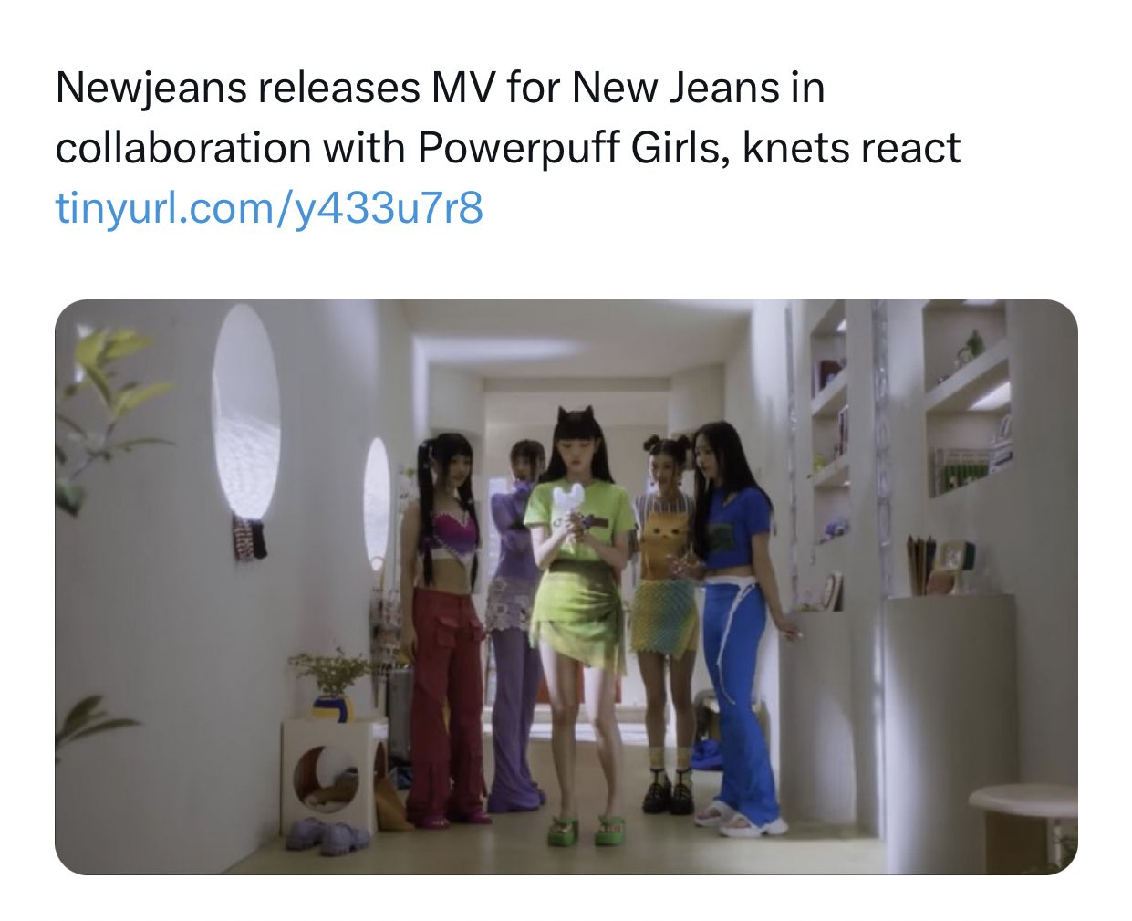 notpannchoa on Twitter: "[ notpannchoa ] Newjeans releases MV for New Jeans in collaboration ...