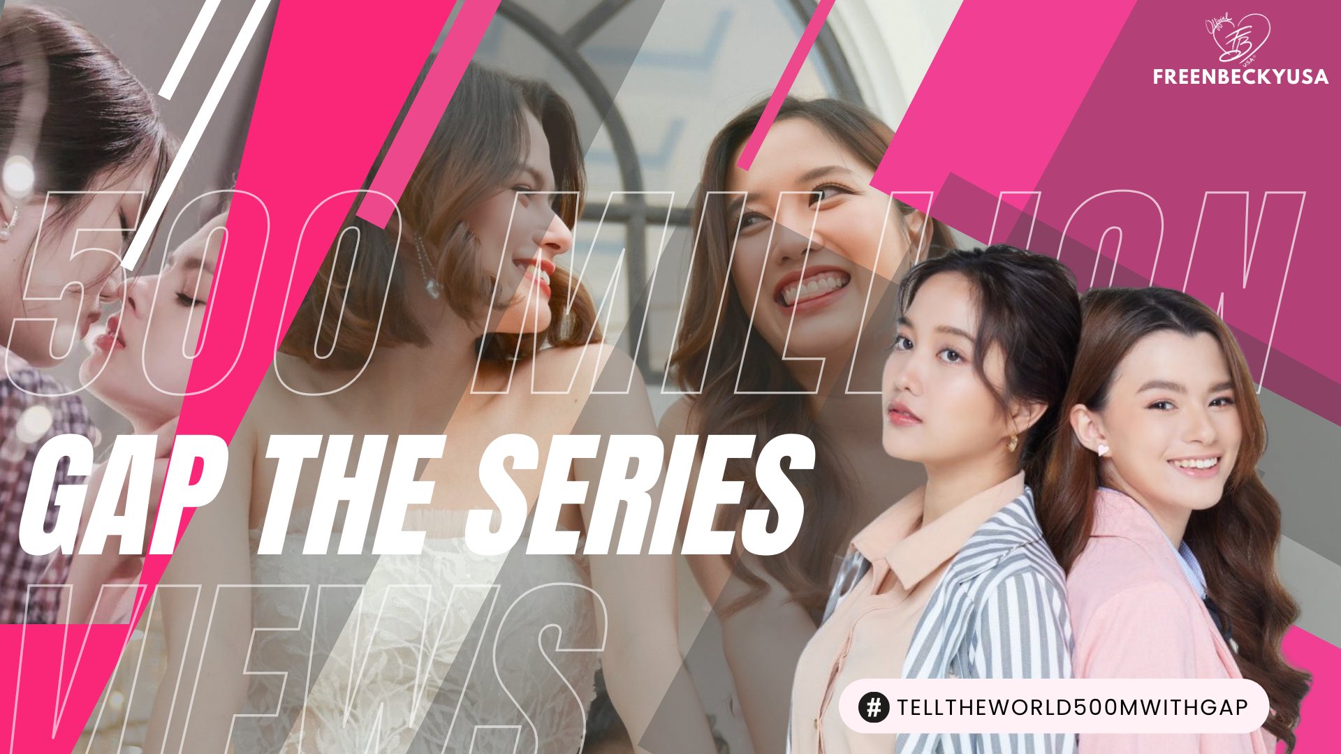 FreenBeckyUSA 🇺🇸 on Twitter: "#GAPTheSeries has officially reached 500M views on YouTube! 🥳 Let ...