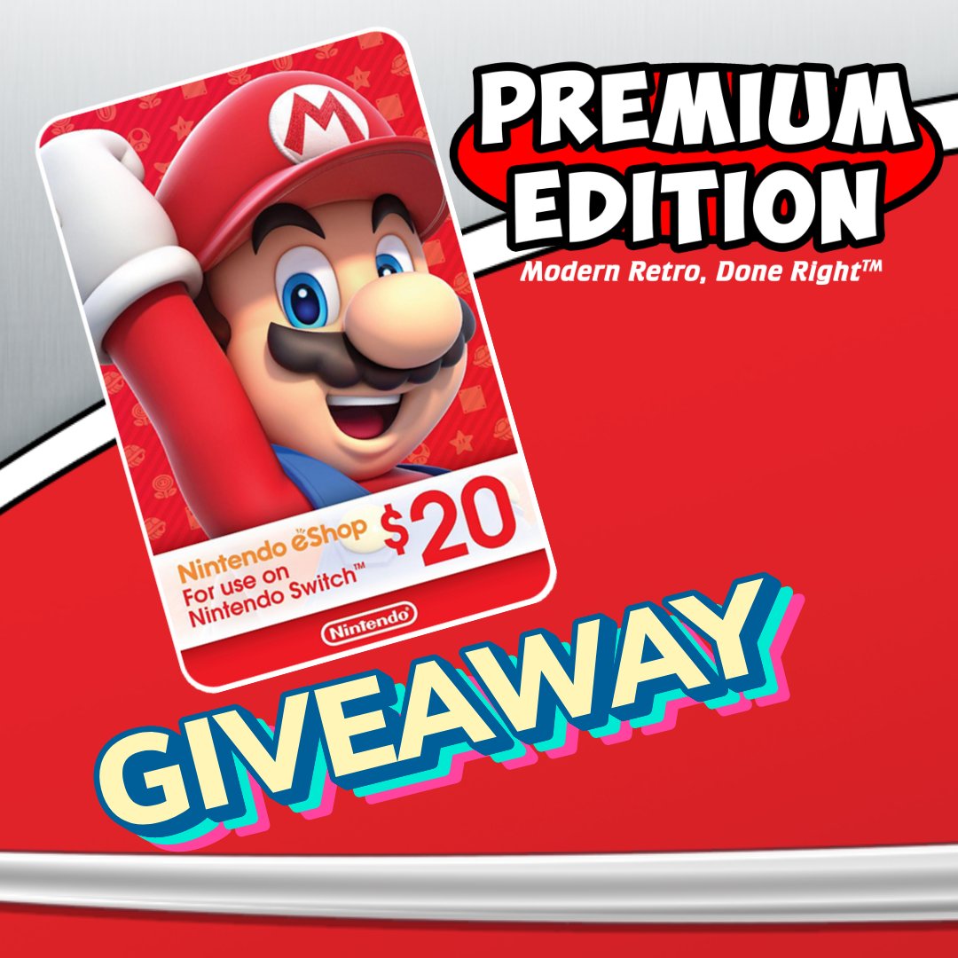 Premium Edition Games on Twitter: "📢$20 ESHOP CARD #GIVEAWAY📢 Looking to grab your next favorite ...