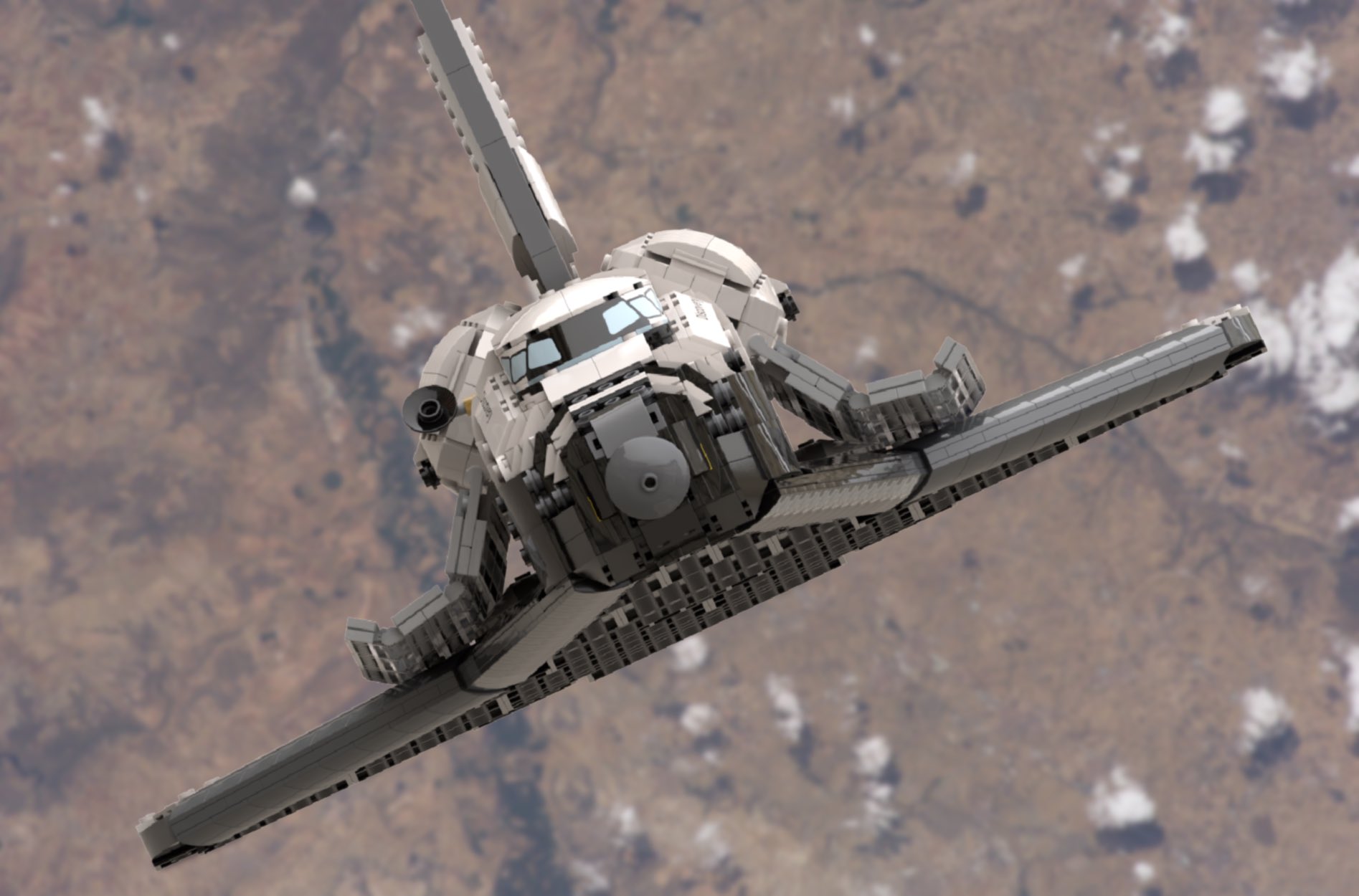 The Brick Space on Twitter: "Shuttle shots from the ISS have always been the most beautiful 😍 ...