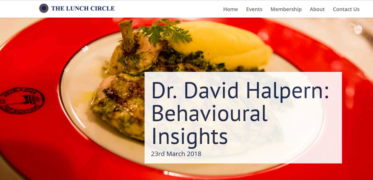 "Professor David Halpern told The Telegraph that the country had ...