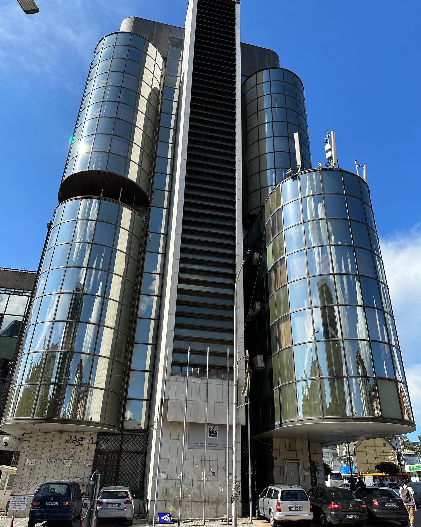 Adam Nathaniel Furman🪬 on Twitter: "The slick glamour of the Bank of Ljubljana in Pristina by ...