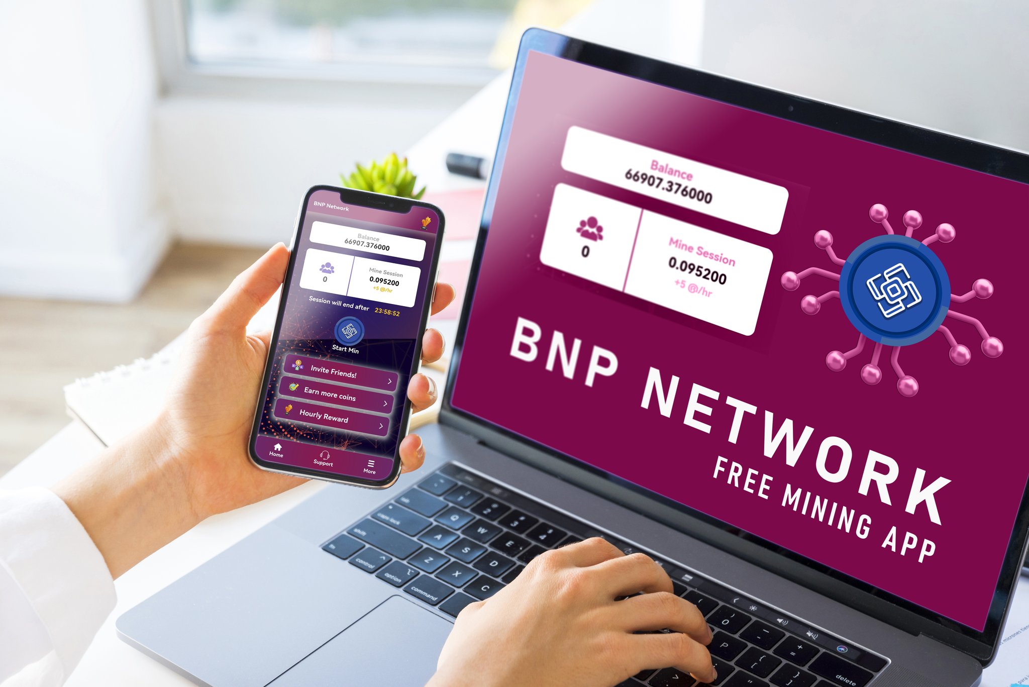 BNP Network on Twitter: "BNP Network: The Future of #Cryptocurrency! 💰💻📲 📱 Easy manage mining on ...