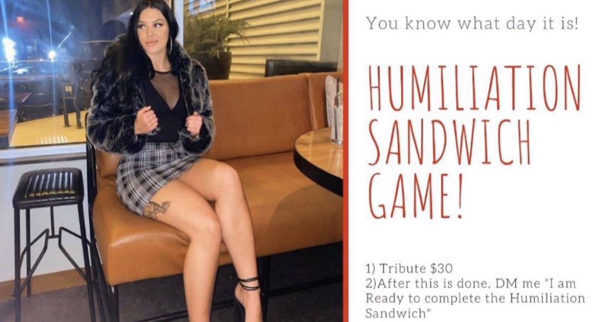 Queen Jazzy on Twitter: "I need more humiliation junkies in my stable!!!"