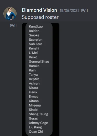 thethiny 🐰 on Twitter: "MK1 LEAK TWEET The current leaks that hold value: And there's a 4th one ...