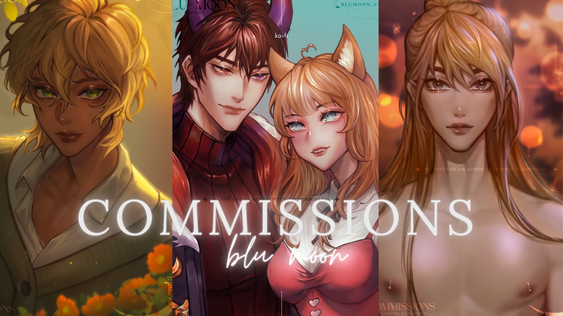 Blu Moon 🌙 on Twitter: "———— 𝐜𝐨𝐦𝐦𝐢𝐬𝐬𝐢𝐨𝐧𝐬 𝐨𝐩𝐞𝐧 ———— 𝘱𝘳𝘪𝘤𝘦𝘴, 𝘧𝘰𝘳𝘮𝘴 𝘢𝘯𝘥 𝘱𝘰𝘳𝘵𝘧𝘰𝘭𝘪𝘰 𝘭𝘪𝘯𝘬𝘦𝘥 𝘪𝘯 𝘮𝘺 ...