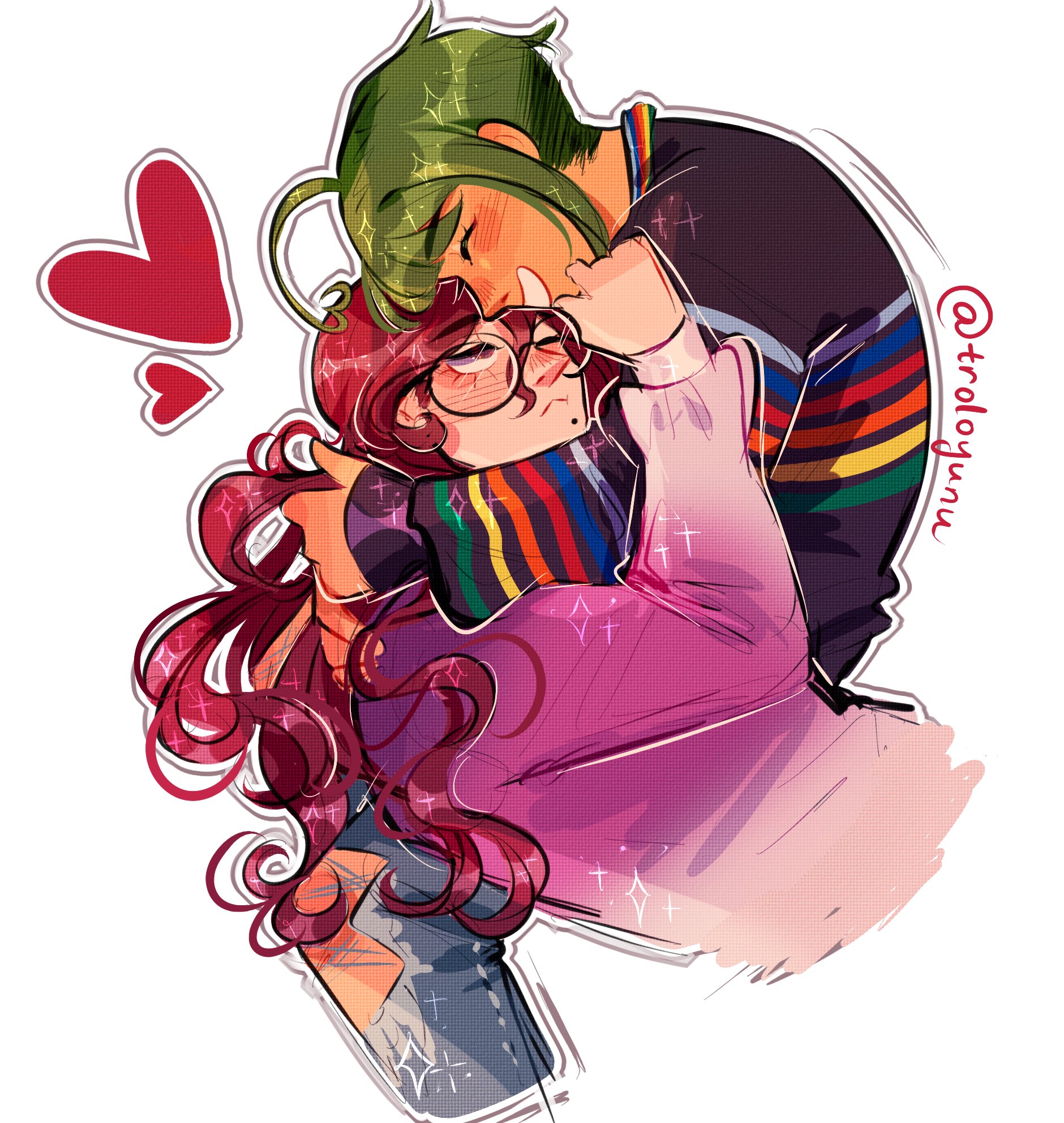 troloyunu | C0MMS open @ pinned on Twitter: "Day 9 of drawing WLW everyday for a month! With # ...