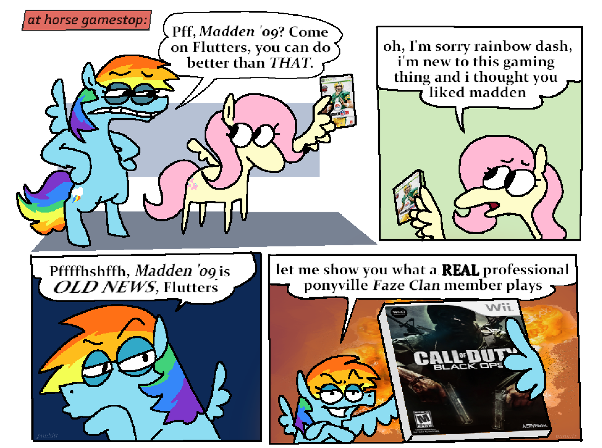 Scootaloo And Rainbow Dash Comic
