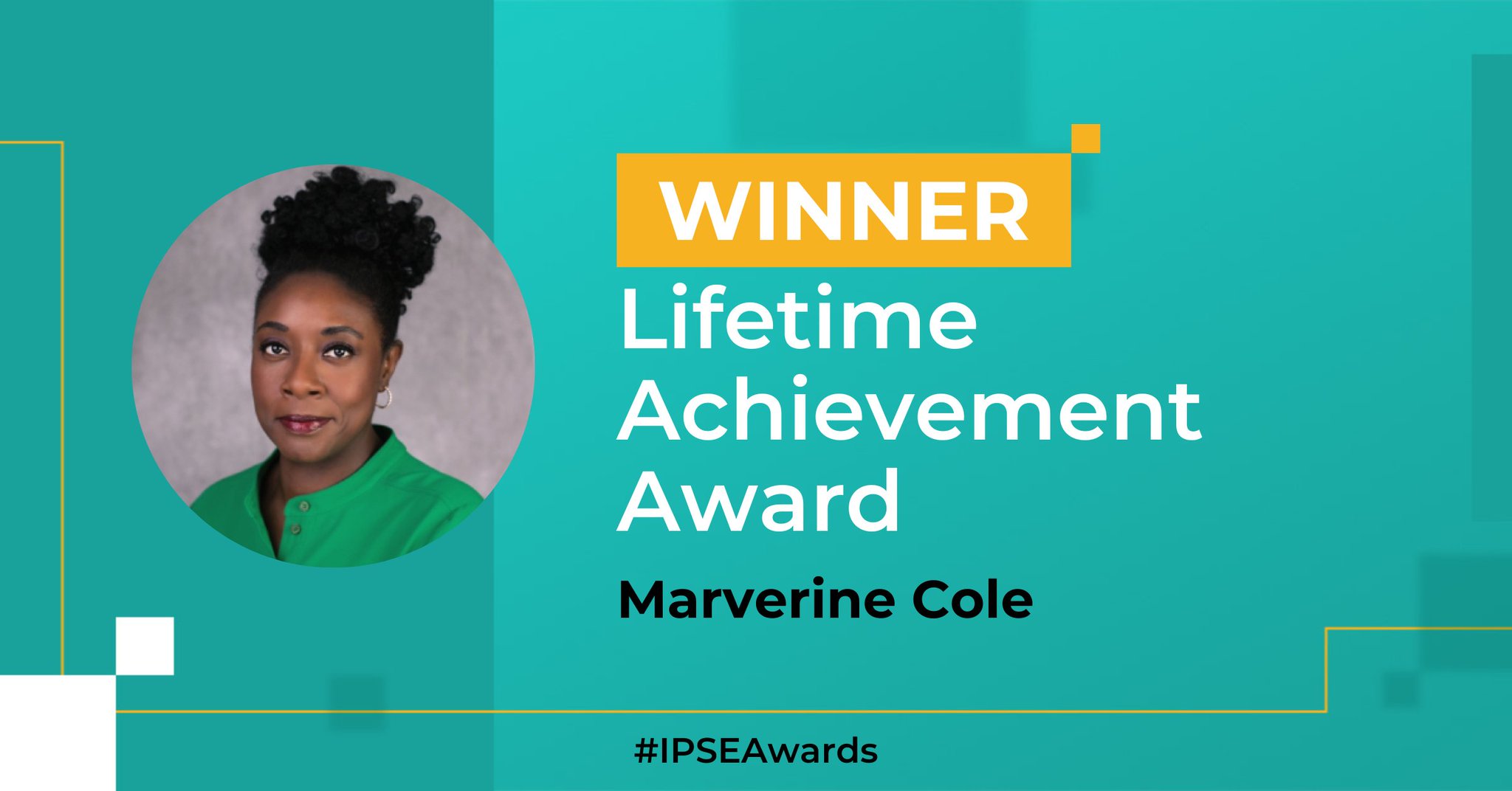 IPSE on Twitter: "Congratulations to Marverine Cole @TVMarv, winner of the Lifetime Achievement ...