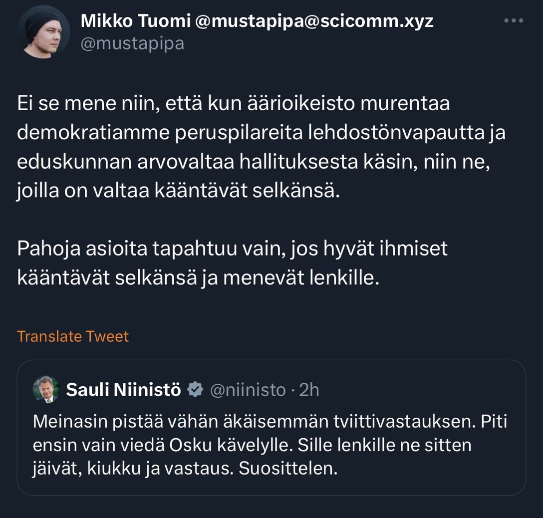 Herra S. on Twitter: "Se hetki, kun et ymmärrä, että presidentin kehotus koskee juuri sinua ...