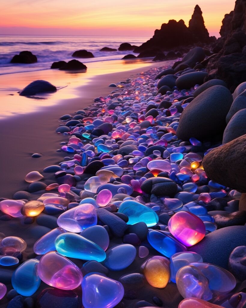 Glass Beach Wallpaper