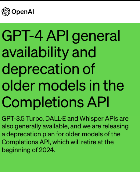 swyx 🐣 on Twitter: "Looks like @OpenAI is doubling down in its embrace of AI Engineers: - GPT-4 ...