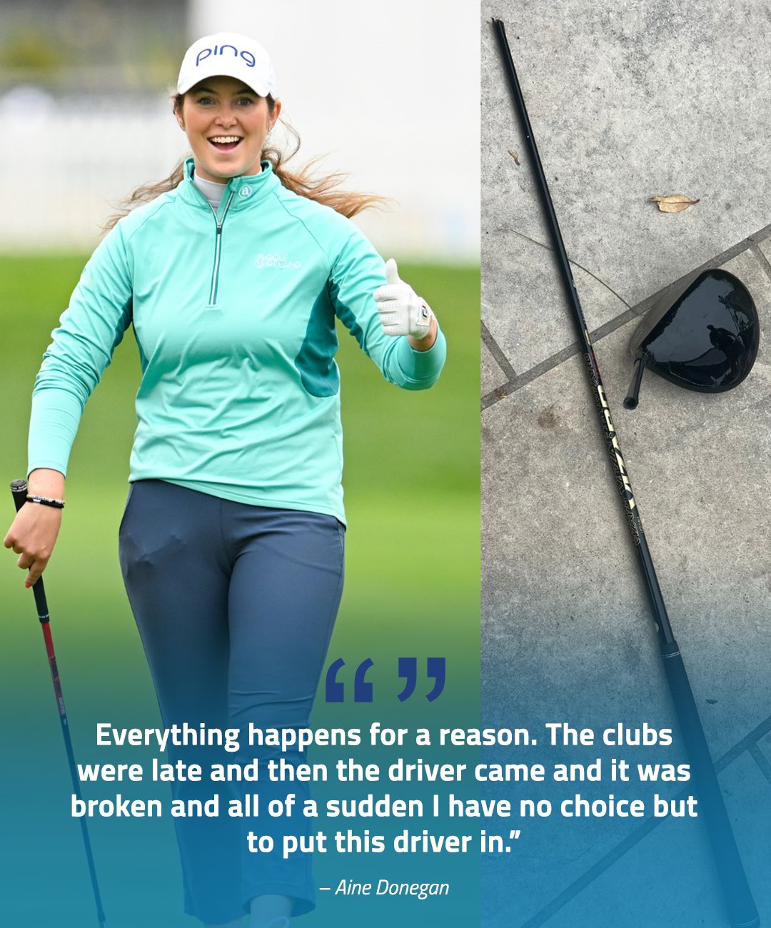 LPGA on Twitter: "Amateur @DoneganAine had to put a new driver into play after her usual club ...