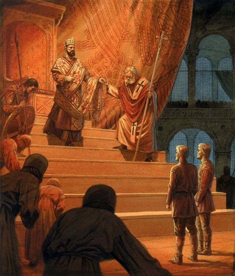 Heh, if anyone would dare to say it to the emperor in Constantinople ...