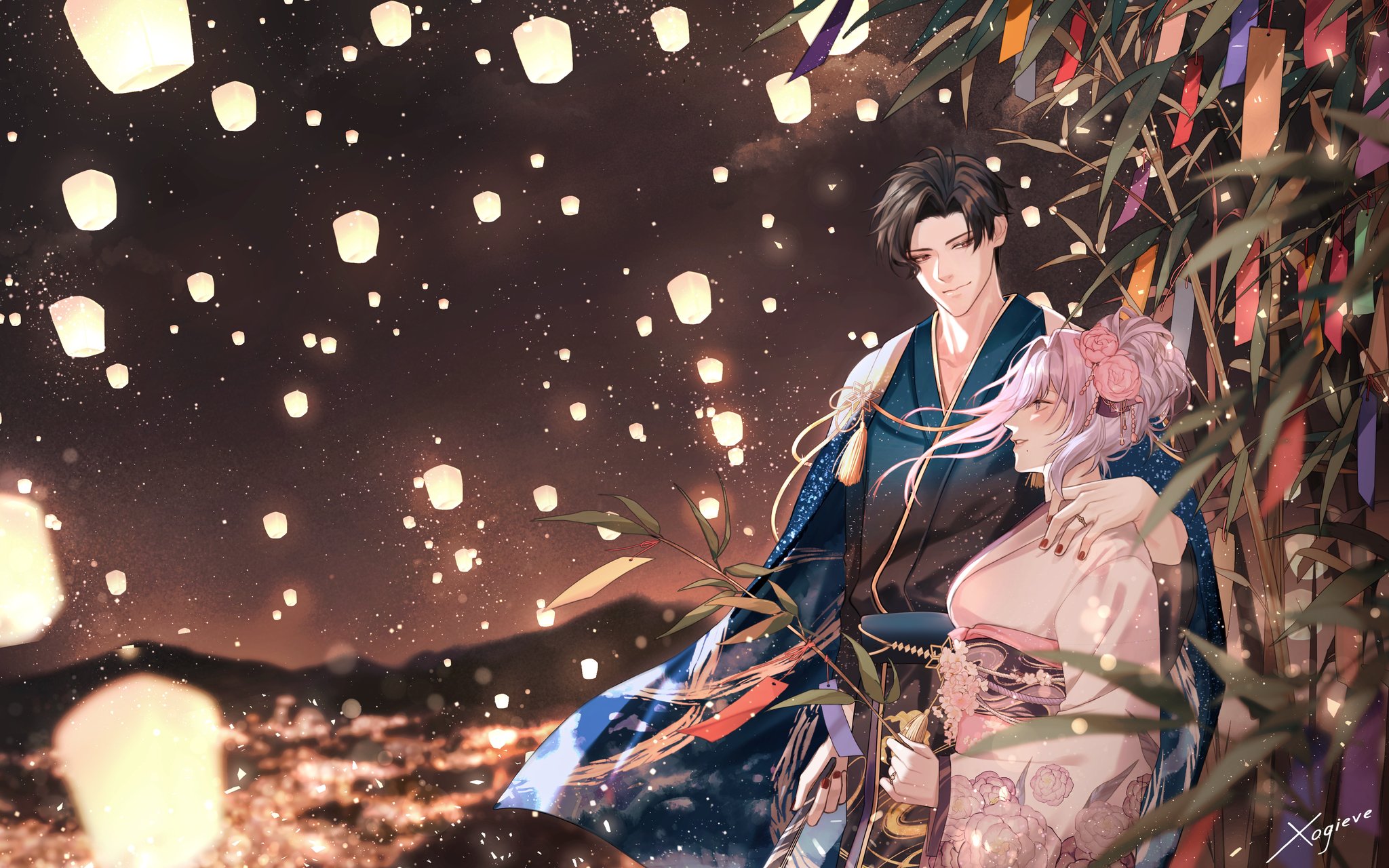 Kisa 📿 𓄿 on Twitter: " 7.7 TANABATA 願い • Wishes From this day and on, I wish to be with you ...