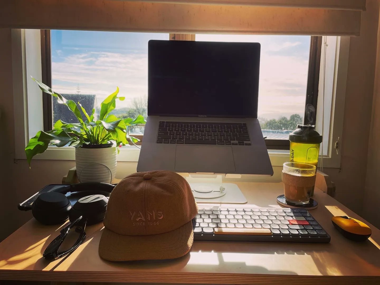 Bear Liu on Twitter: "晴天的办公桌和阴天的办公桌（盆栽跟着人走） https://t.co/wpvaS0vKas" / Twitter