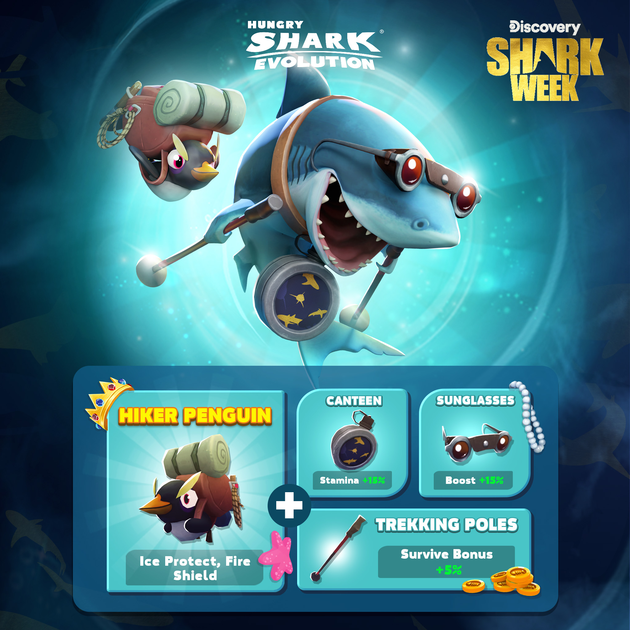 Hungry Shark Evolution Ice Shark