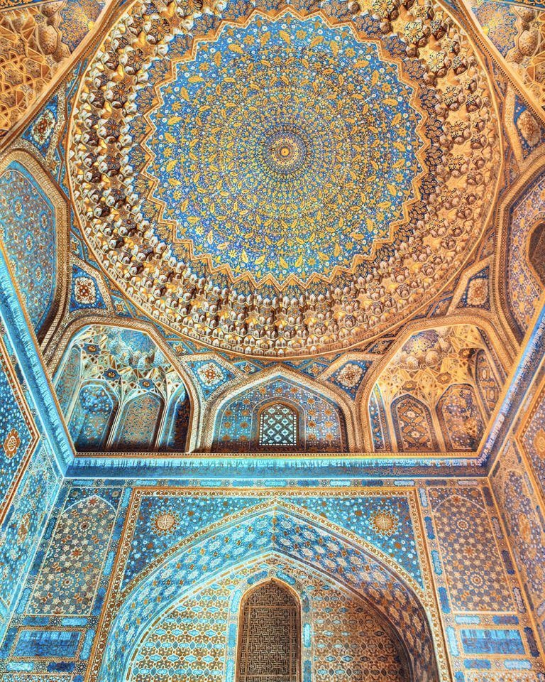 Because a colourful world is more beautiful… Mosque ceilings are ...
