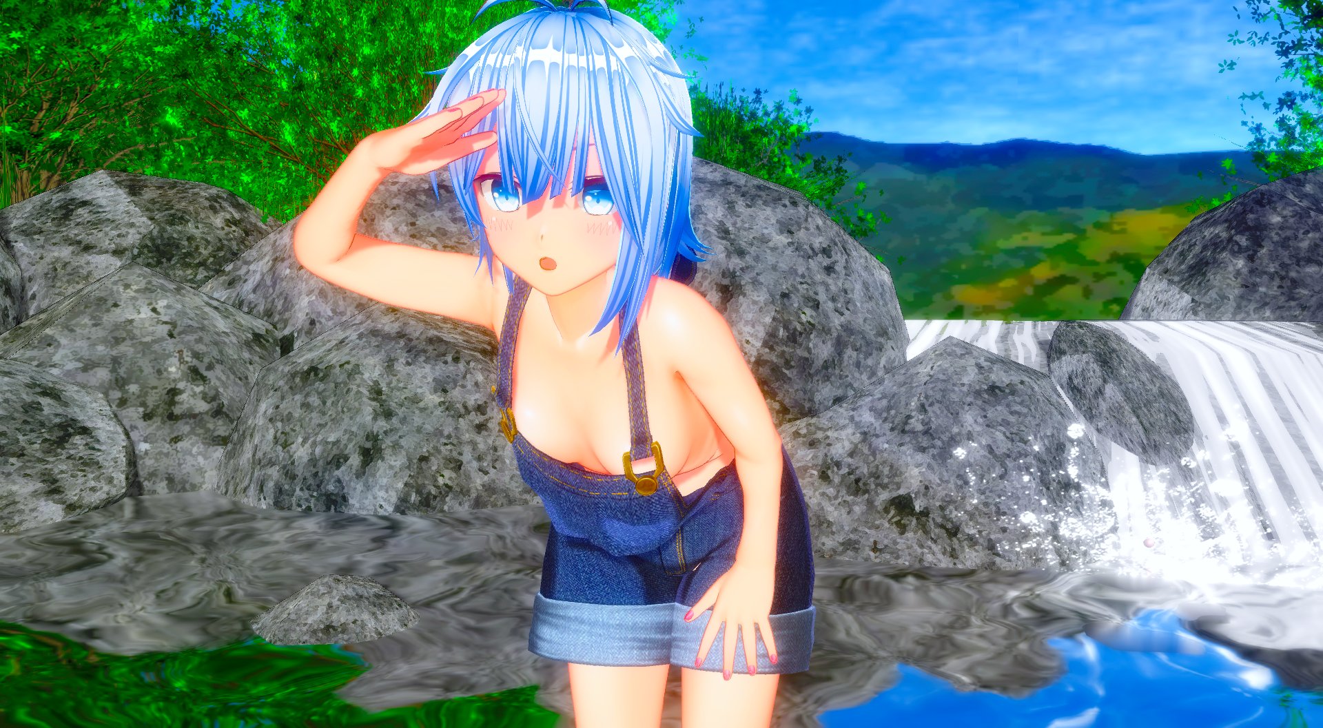 ゆっけ@COM3D2 on Twitter: "健全な川遊びヒロイン オーバーオールの隙間をキャンプ地とする #COM3D2 #カスタムオーダーメイド3D https://t.co ...