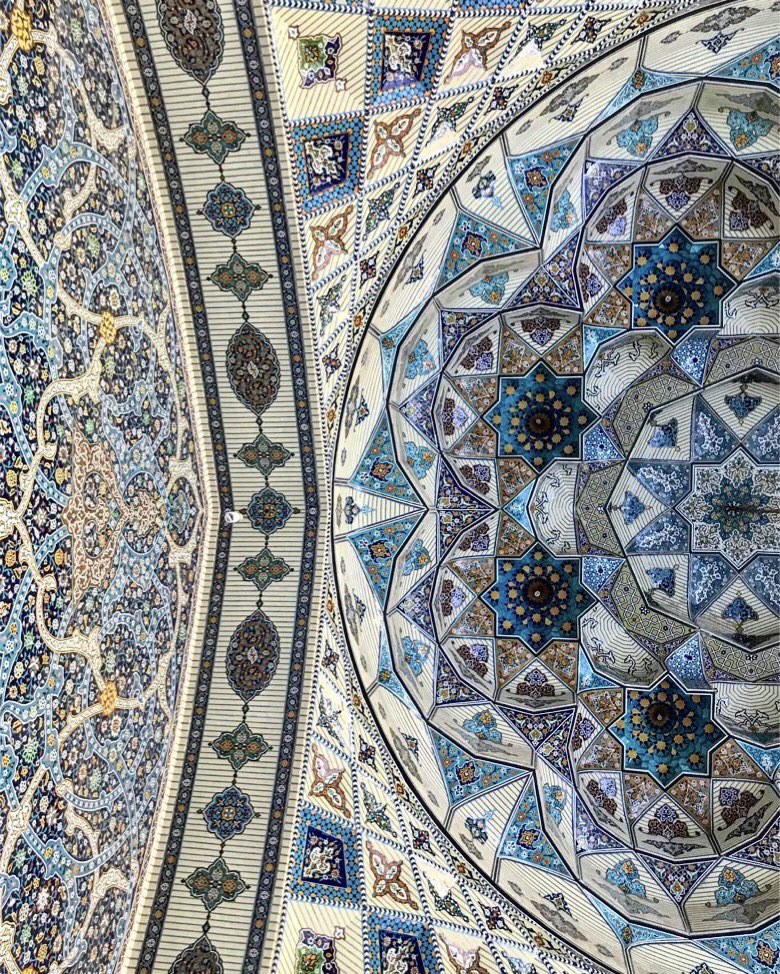 Because a colourful world is more beautiful… Mosque ceilings are ...