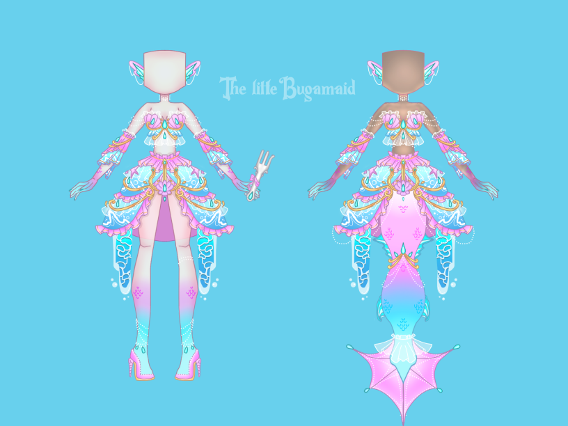 Bugalicia | 🐚🔱 on Twitter: "Late! but here are the Dear Bugamaid Set and Ocean Tears Fantasy ...