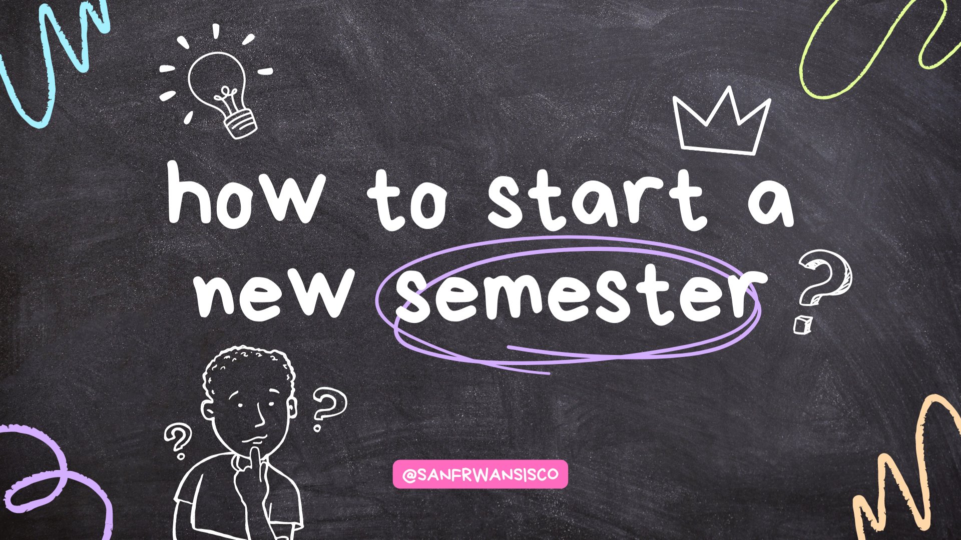 alyne ‹𝟹 on Twitter: "˚୨୧⋆｡ how to start a new semester 🔮🩰 — a thread ...