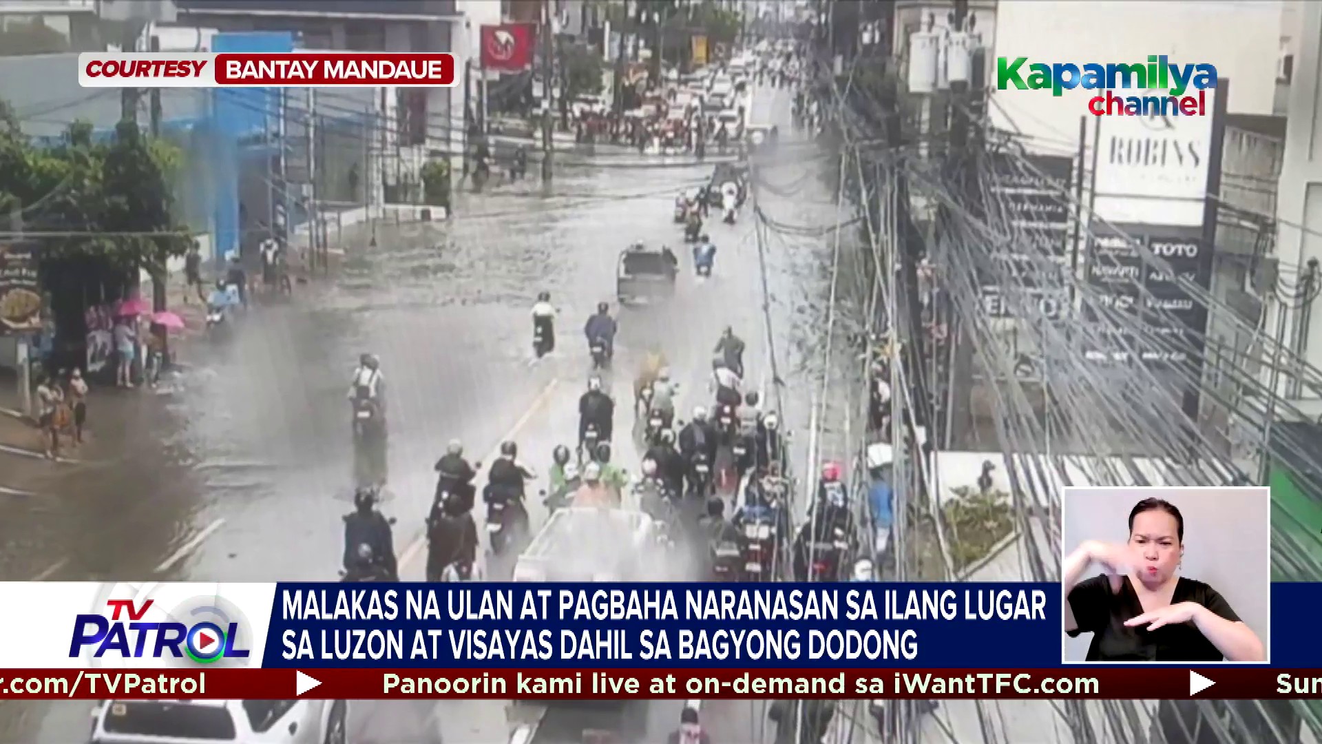 TV Patrol on Twitter: "Patuloy na magpapaulan ang bagyong #DodongPH at ang habagat na pinalakas ...
