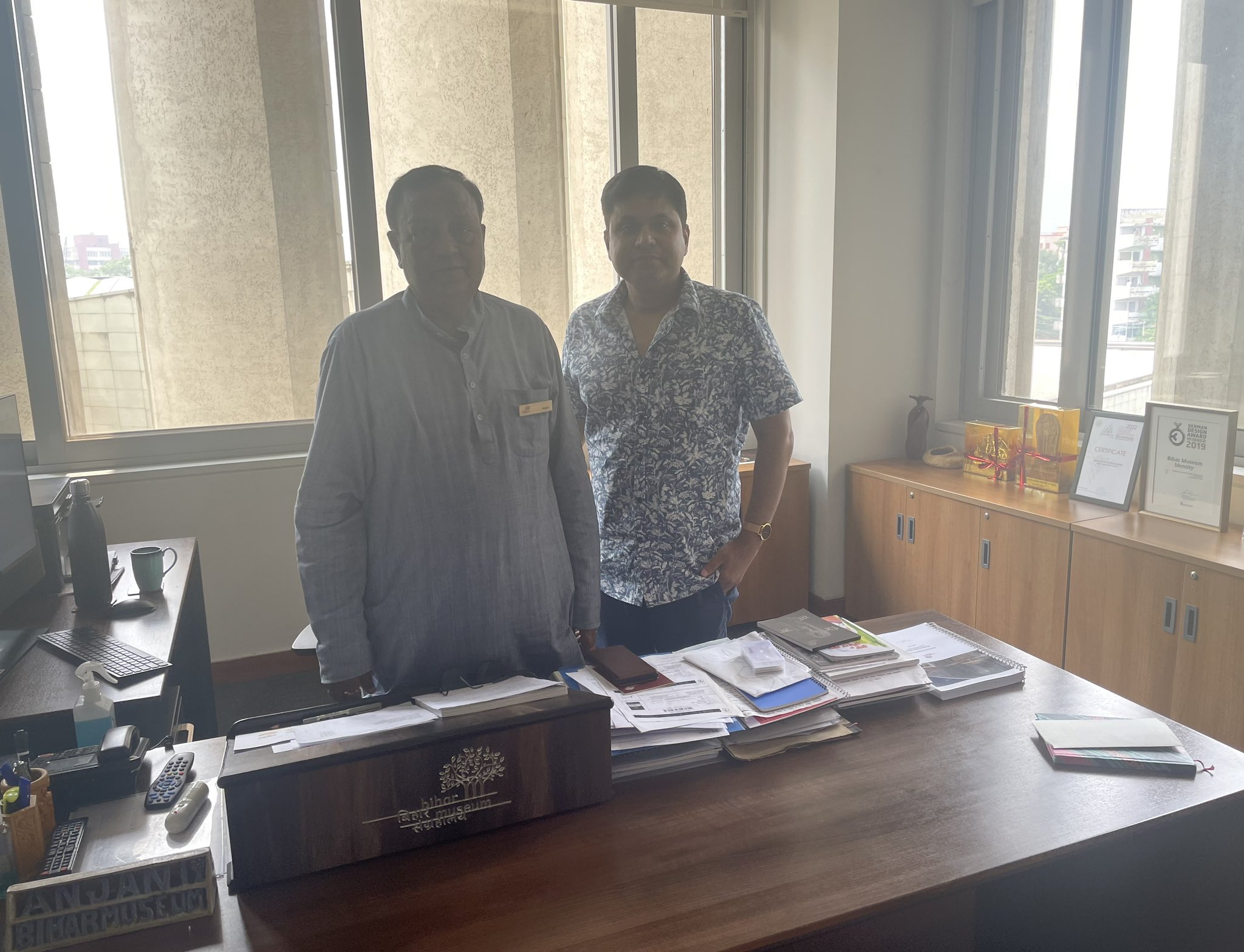 Bihar Fraternity on Twitter: ".@ErPrakashSharma had an elaborate discussion with Mr. Anjani ...