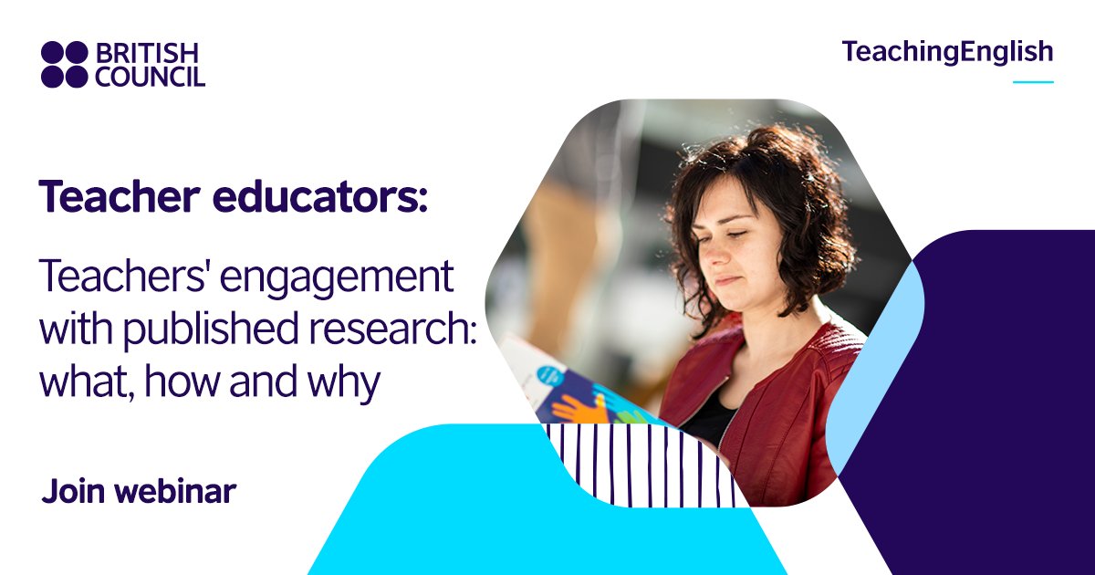 TeachingEnglish on Twitter: "Free professional development webinar for teacher educators ...