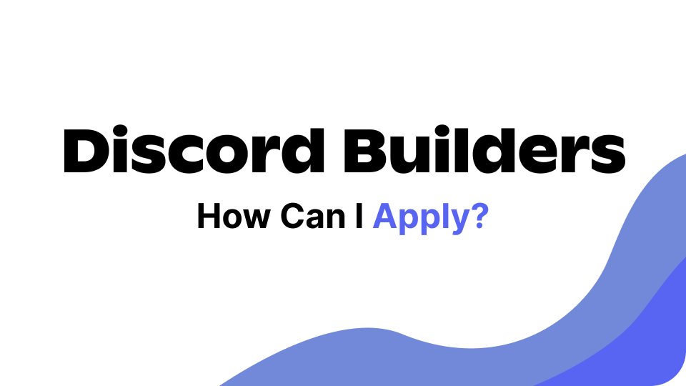 Discord Builders (@discordbuilders) / Posts / X