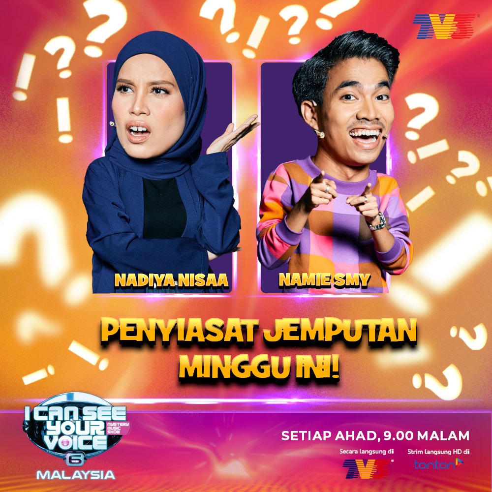 tv3malaysia on Twitter: "Minggu ke-7 kita bakal menampilkan Nadiya Nisa & Namie sebagai ...