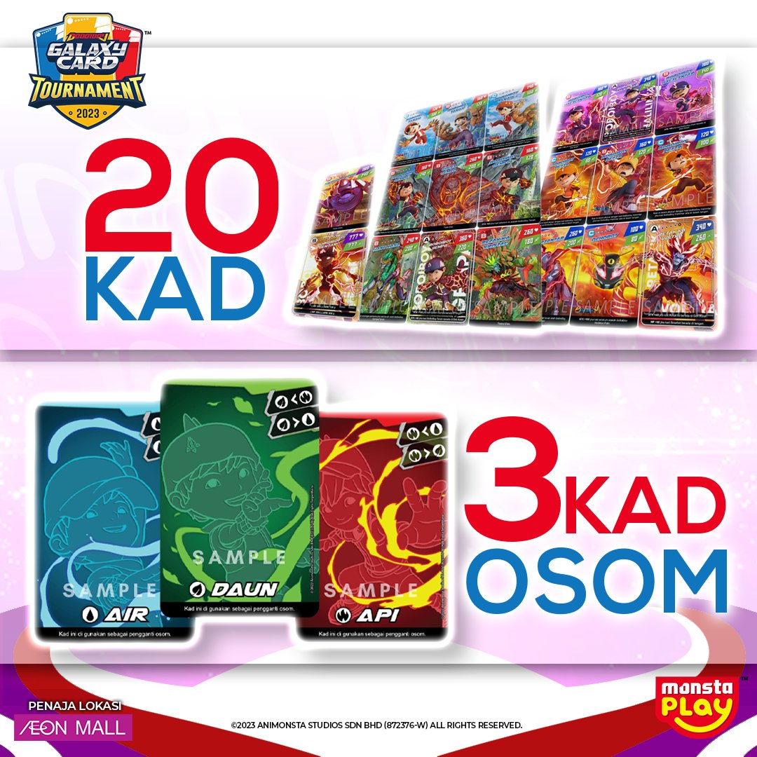 BoBoiBoy on Twitter: "Sediakan dek TERBAIK korang‼️⚡ Perlawan semakin sengit untuk ke peringkat ...