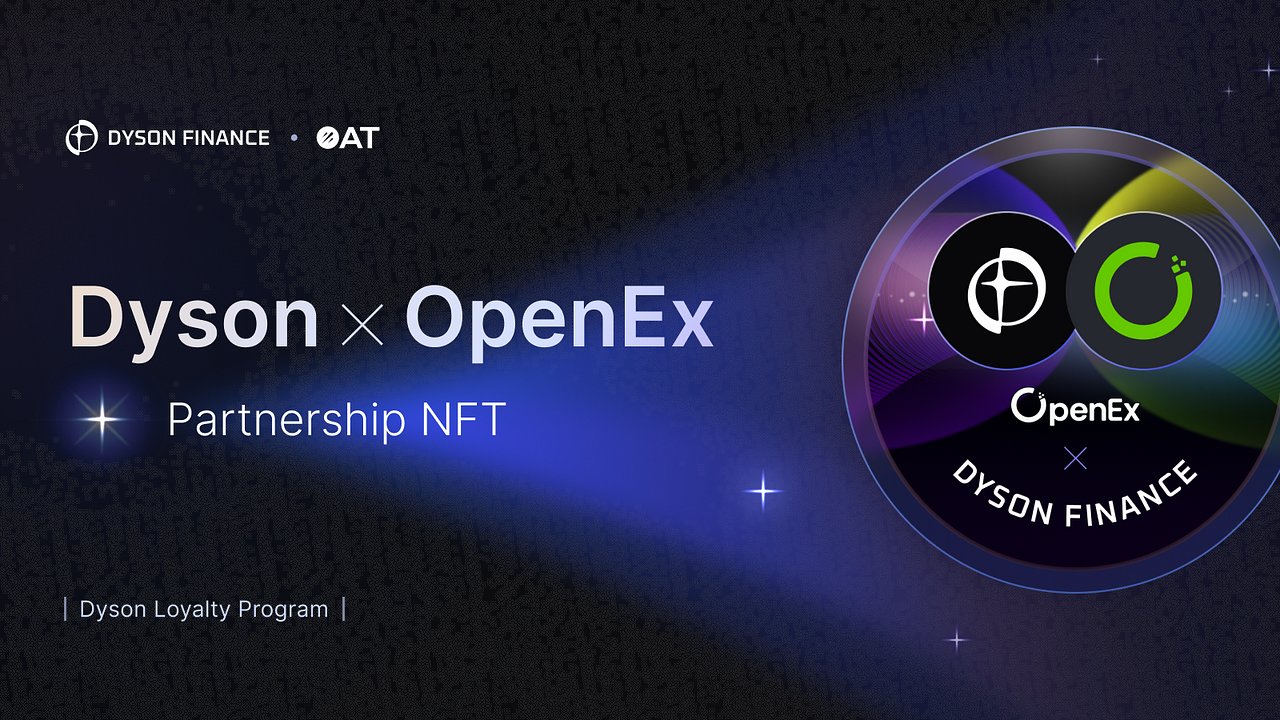 Dyson Finance on Twitter: " Join the Dyson Finance x OpenEx Pre-Launch Partnership Campaign! 👉 ...