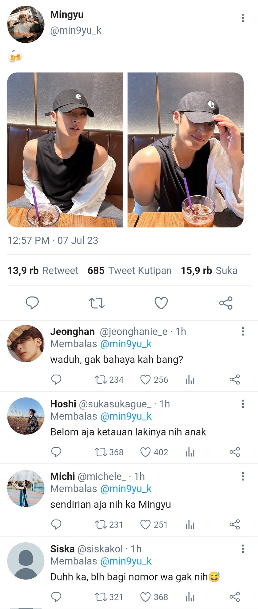 ˗ˏˋ𝐀𝐑𝗱𝐞𝗹 ☕🍫⇢ˎˊ˗ on Twitter: "MINWON ONE TWEET AU 💫 Universe : ˗ˏˋ S̶e̶c̶r̶e̶t̶ ʟᴏᴠᴇ ⇢ˎˊ ...