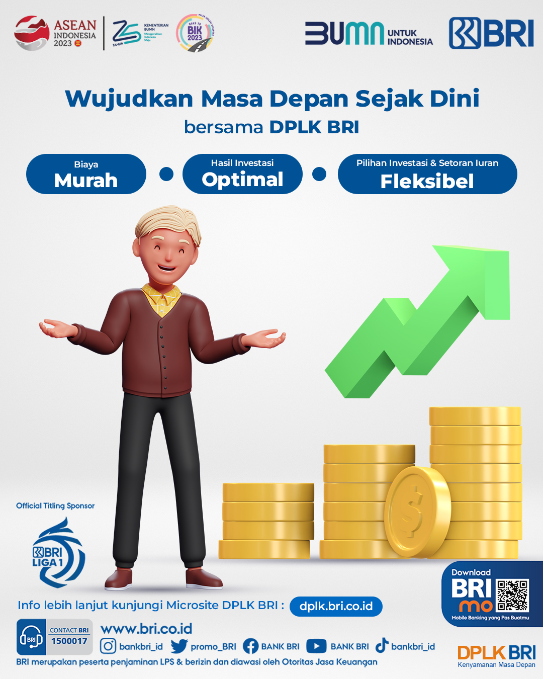 Contact BRI on Twitter: "Sobat BRI. Wujudkan masa depan sejak dini, bersama DPLK BRI. Miliki ...