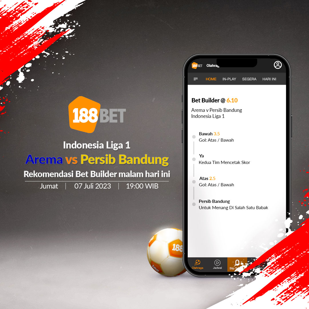 188 AFILIASI on Twitter: "Indonesia Liga 1 ⚽ Arema vs Persib Bandung ⏰ 7 Juli 2023, 19:00 WIB ...