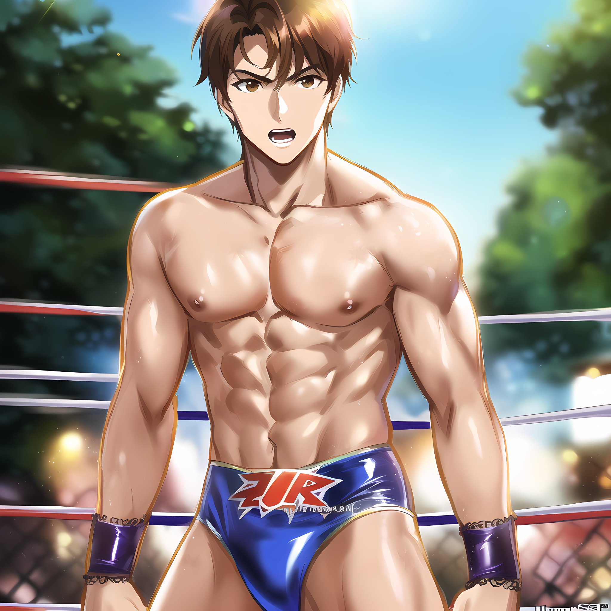 ラフィ on Twitter: "プロレスラー#162 #pixiv https://t.co/TMpjelmJc2 （NovelAIで作成） プロレスラー#161（引用RT）の対戦相手の後輩 ...