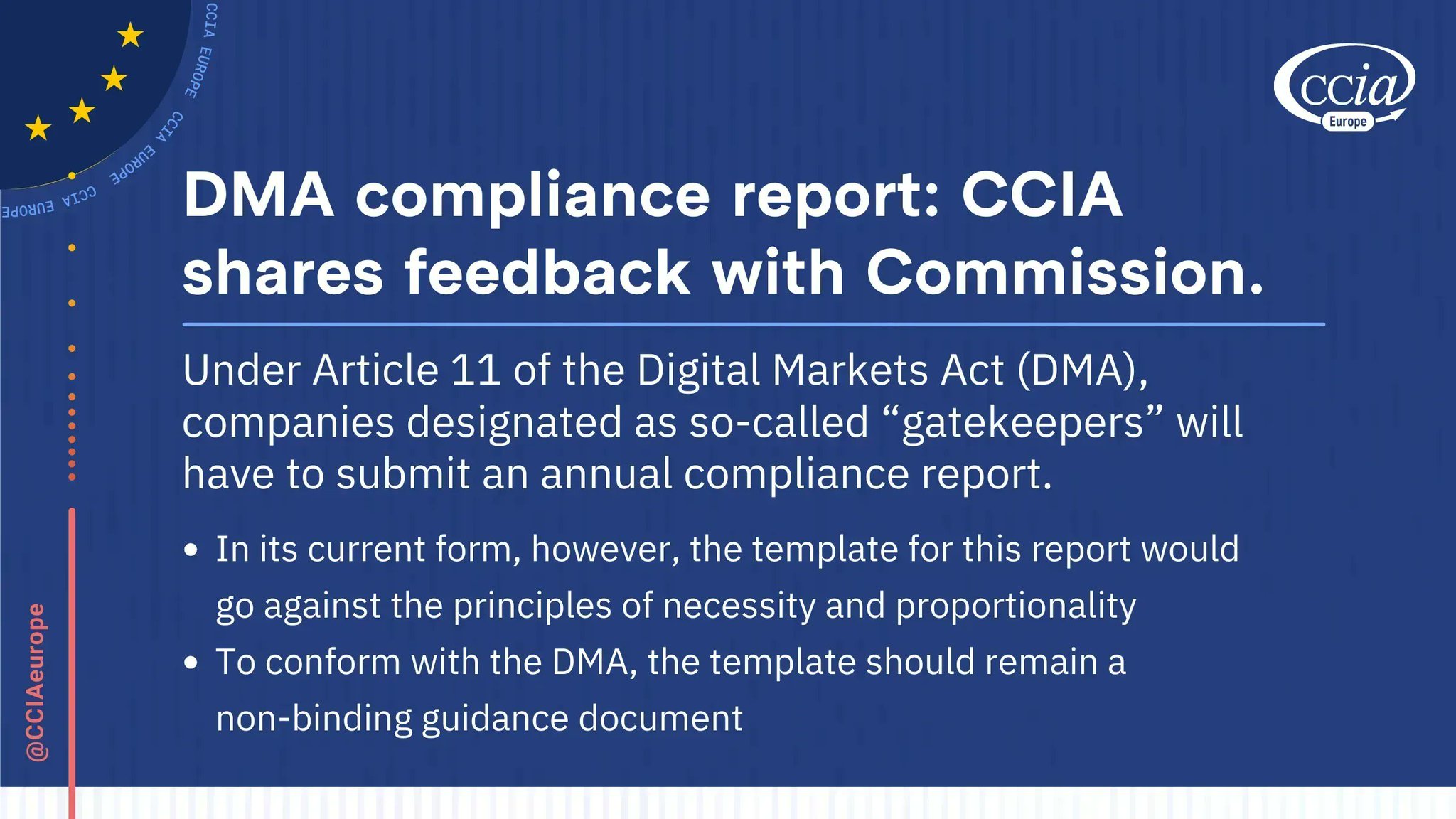 CCIA Europe on Twitter: "Under the Digital Markets Act (#DMA), so-called #gatekeepers will have ...