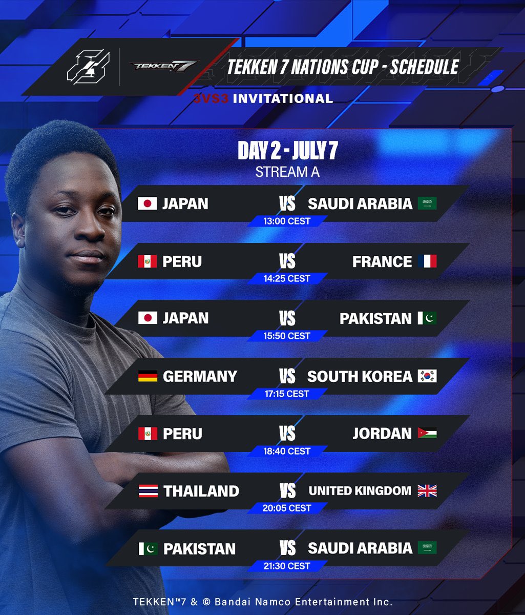 Mark Julio 『マークマン』 on Twitter: "Day 2 of @Gamers8GG x @TEKKEN 7 is starting in about 2 hours! Be ...