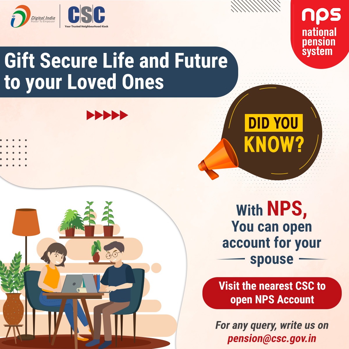 CSCeGov on Twitter: "Gift Secure Life and Future to your Loved Ones... DID YOU KNOW? With #NPS ...