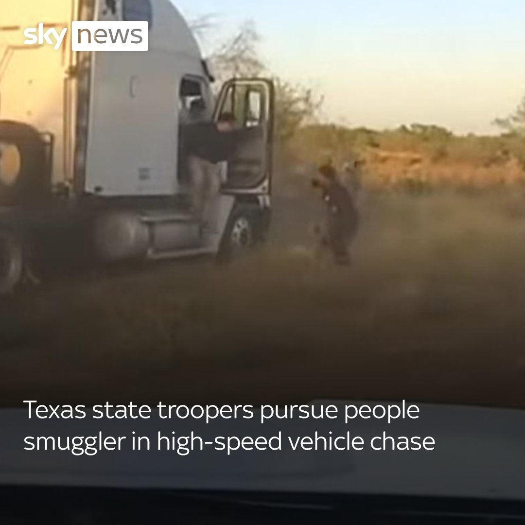 Sky News On Twitter Texas State Troopers Pursued People Smugglers In