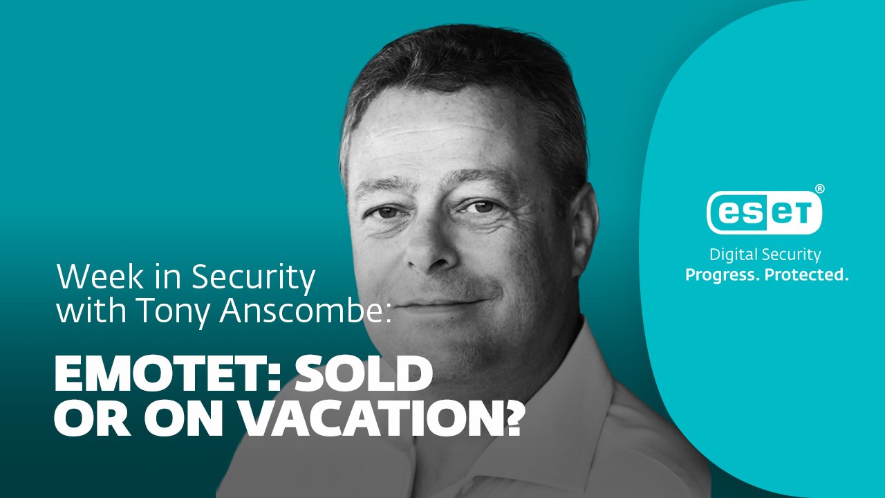 ESET on Twitter: "#Emotet sprang back to life, and #ESET researchers have looked at the botnet's ...