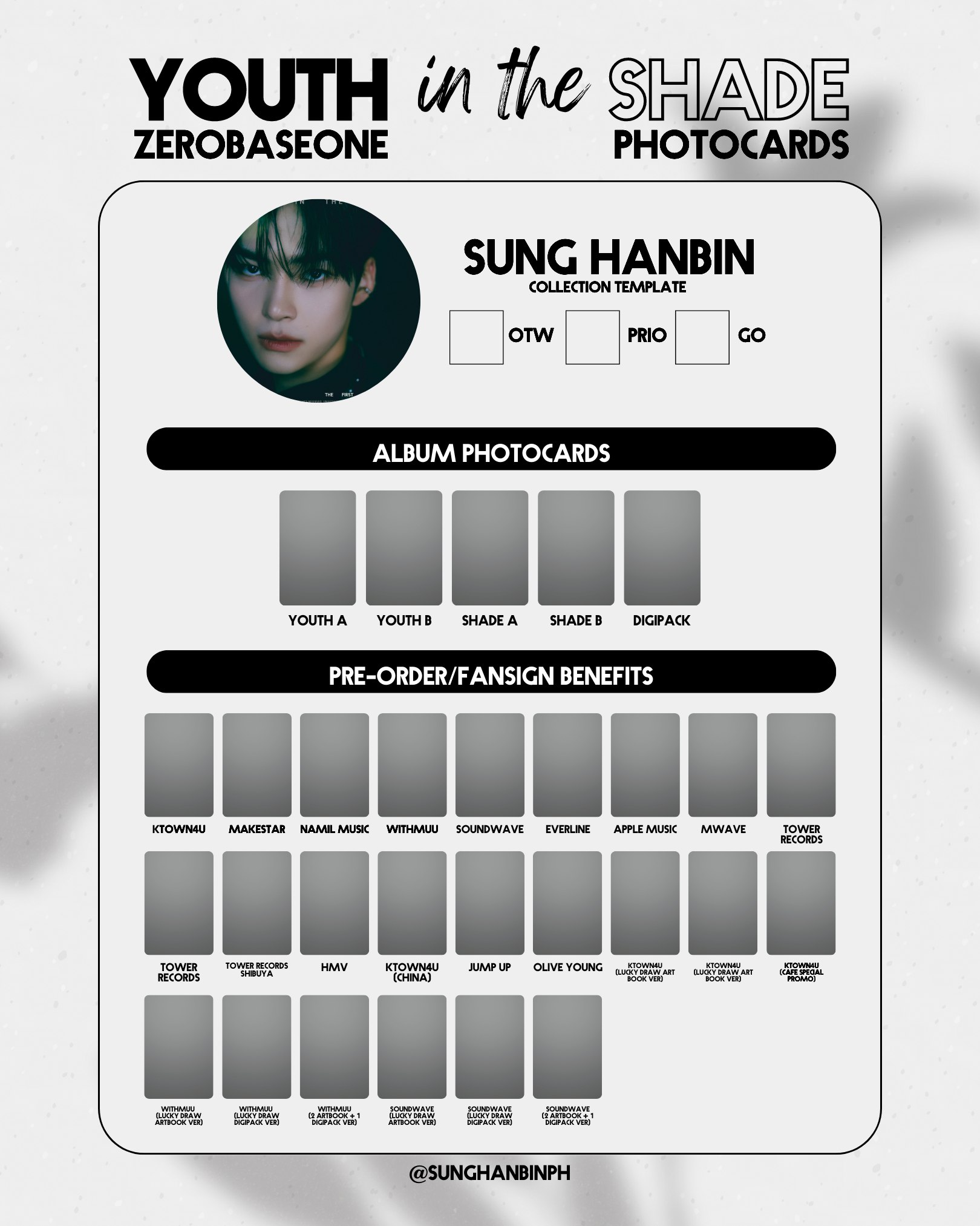 Sung Hanbin PH on Twitter: "[📷] 𝐏𝐡𝐨𝐭𝐨 𝐂𝐚𝐫𝐝 𝐂𝐨𝐥𝐥𝐞𝐜𝐭𝐢𝐨𝐧 𝐓𝐞𝐦𝐩𝐥𝐚𝐭𝐞 With the irresistible shining ...