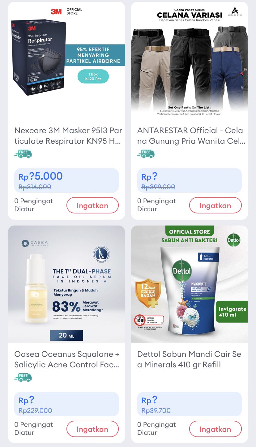 BerburuSale - Base Diskon Kukka on Twitter: "Crazy Flash Sale ⏰ 19:00 WIB https://t.co ...