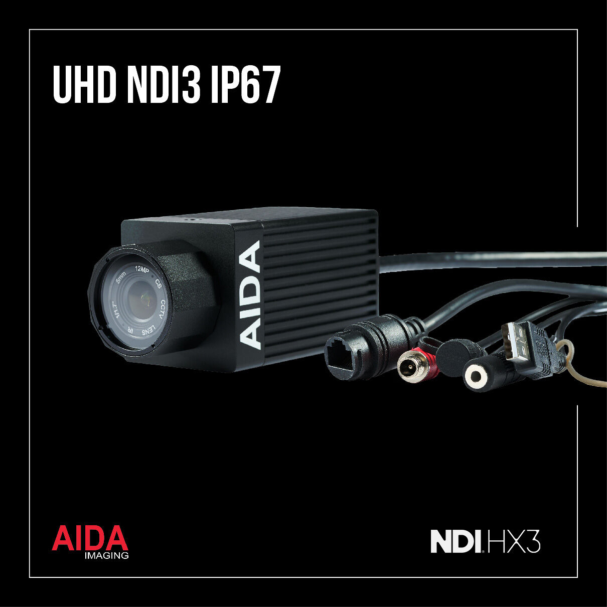 AIDA Imaging on Twitter: "Unleash the outdoors with AIDA's GEN HX3 Cams. UHD-NDI3-IP67: 4K ...