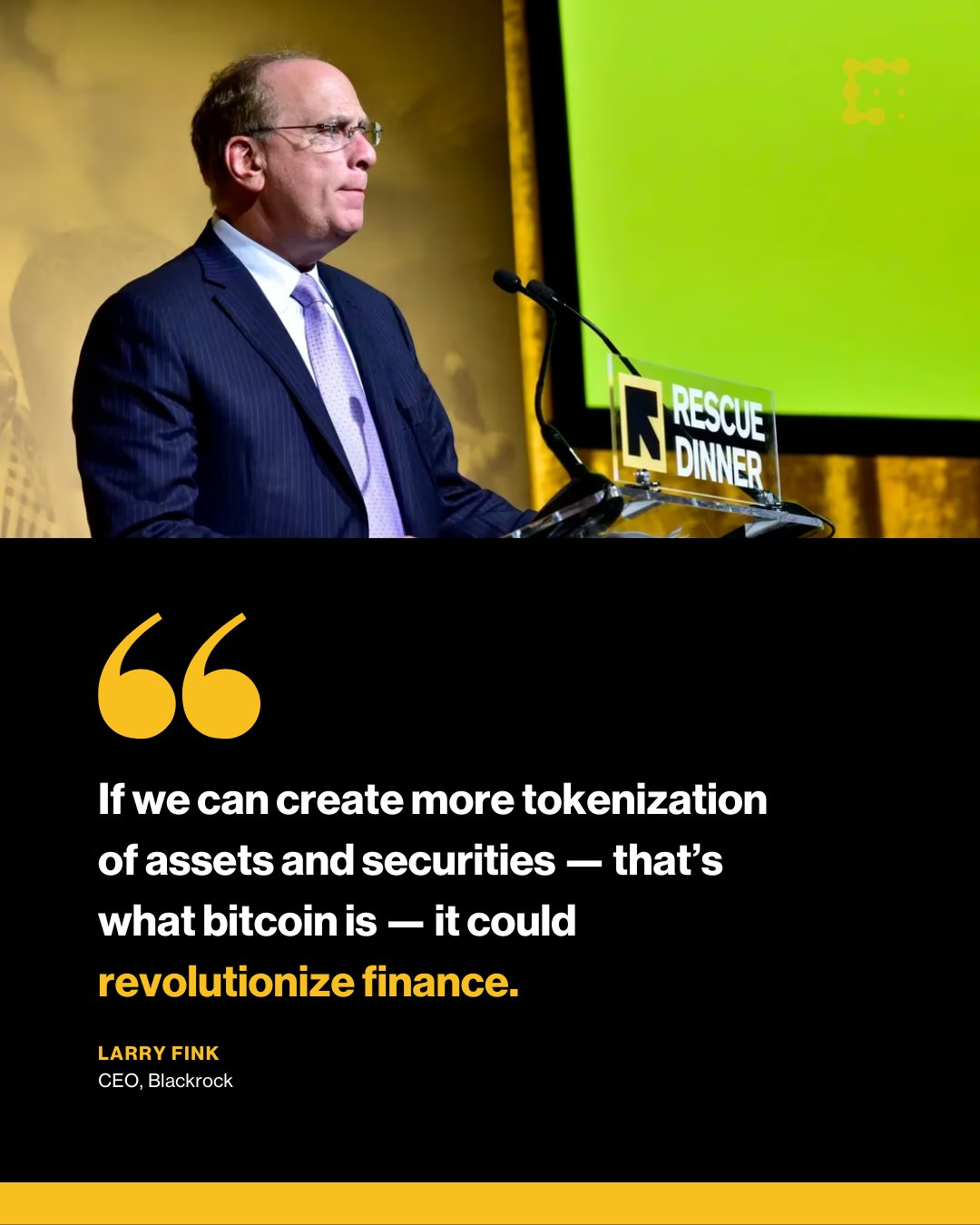 CoinDesk on Twitter: ".@BlackRock CEO Larry Fink believes in the transformative potential of ...