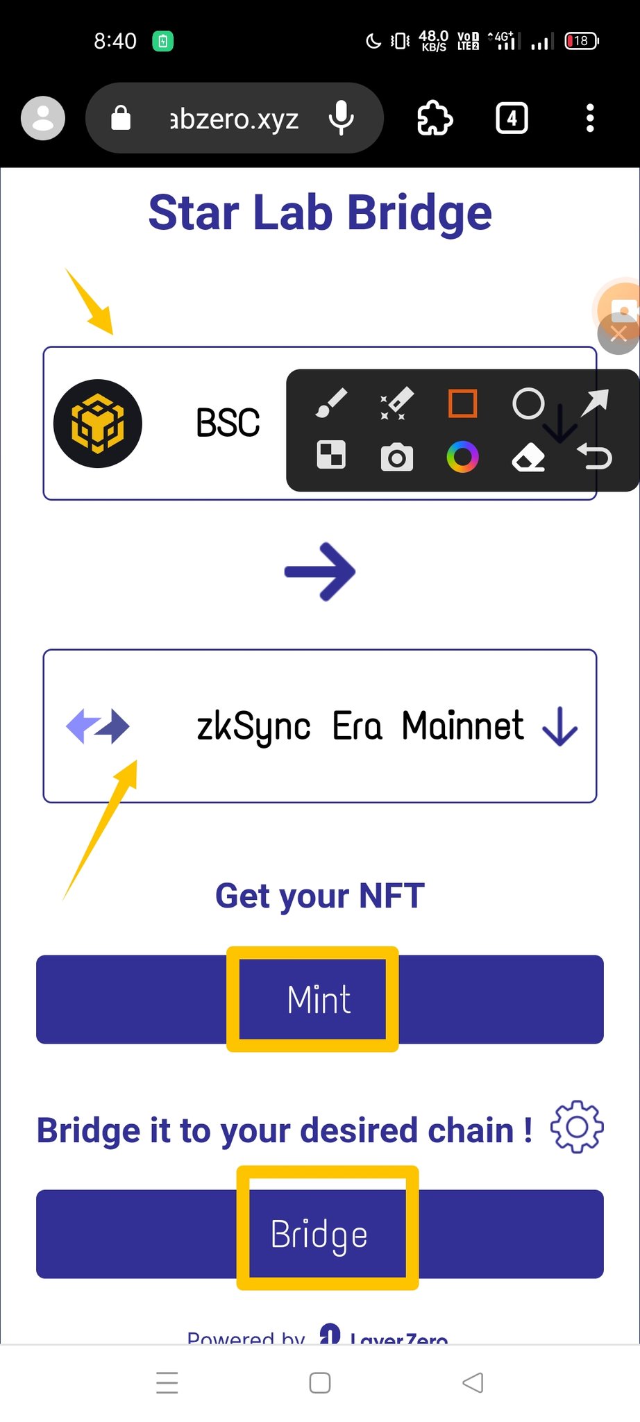 Maran's Crypto ⭕ on Twitter: "3/ StarlabZero Bridge ⭕ Go to :- https://t.co/oYuMMqOCNy Mint NFT ...