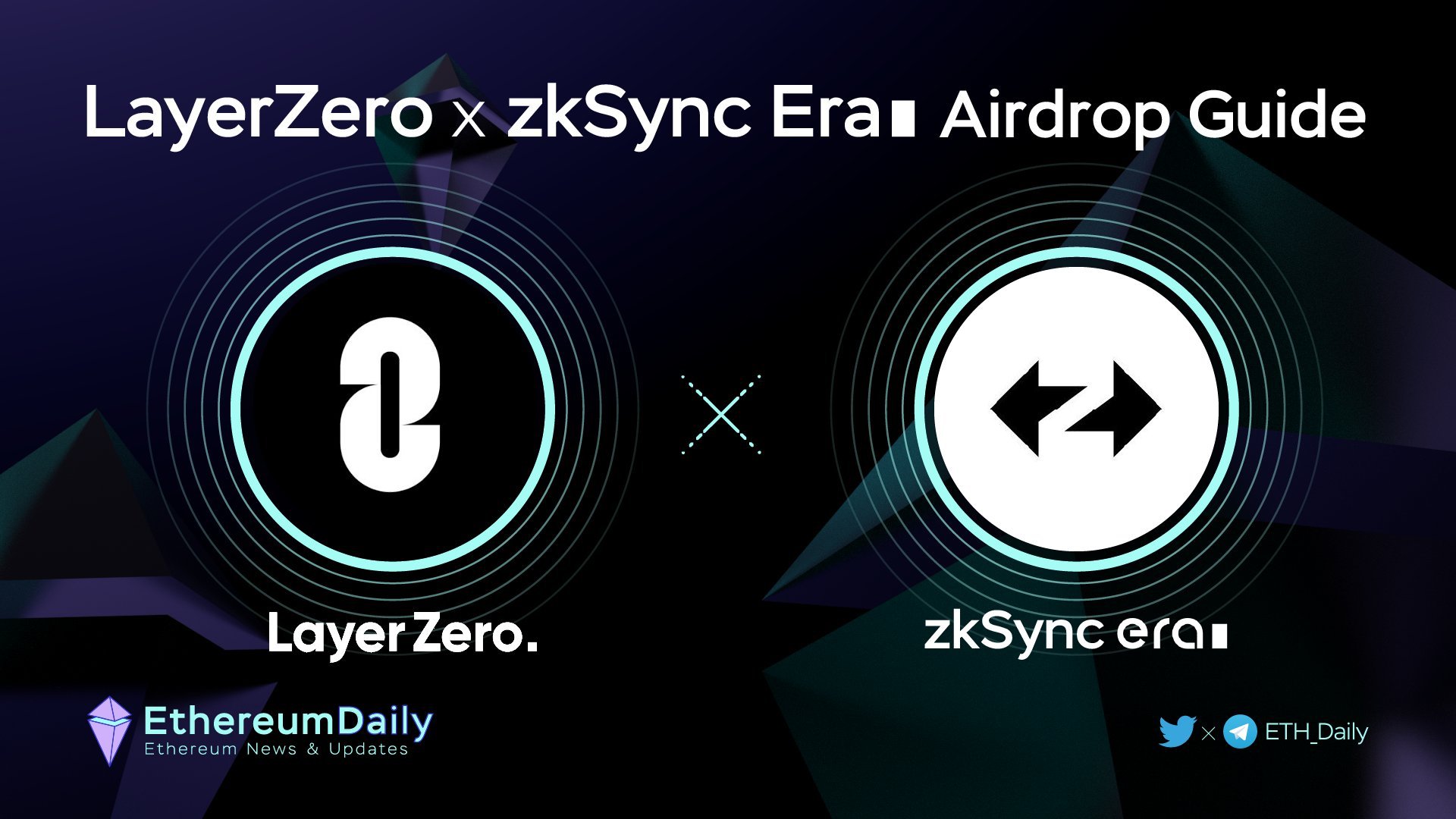 Ethereum Daily on Twitter: "[ LayerZero x zkSync Airdrop Strategy ] $ZRO + $ZKS = 🪂 Kill two ...