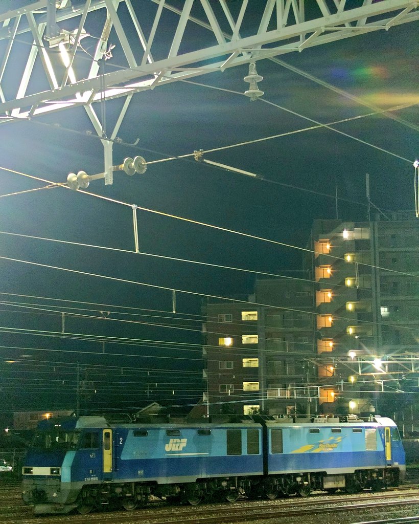 急行ちくま on Twitter: "村井にて、 5880レ EH200-5+タキ14両 南松本にて、 89レ EH200-16+コキ14両 83レ EF64-1038+コキ12両 8885レ ...