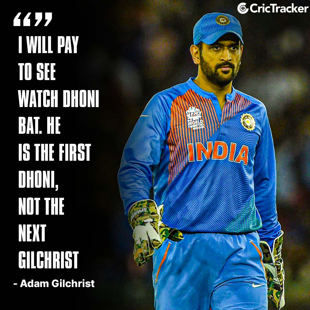 10 iconic quotes on MS Dhoni by legendary cricketers. Which one is your ...